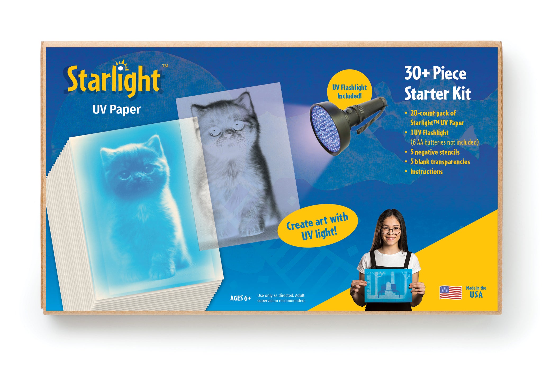 Starlight UV Sun Sensitive Reactive Paper Art Craft Kit – Starlight UV ...